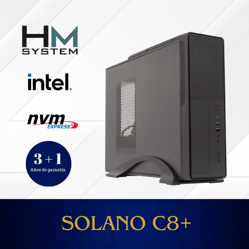 Système HM Solano C8+ Intel Core i5-12400/8 Go/500 Go SSD ...