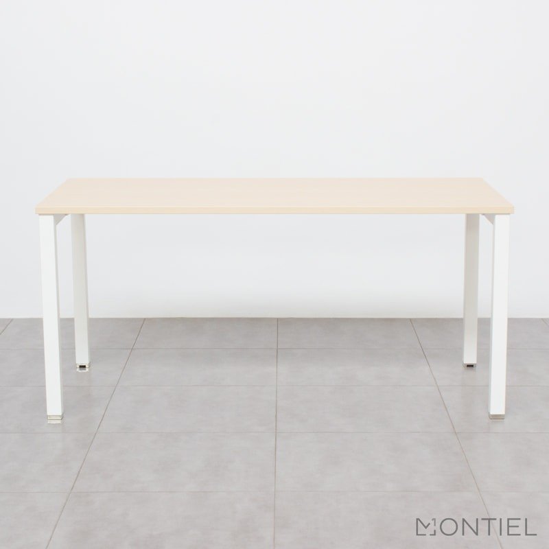 Mesa Escritorio 120x80 Cm Erable Musset Basic De Kunna Pata Blanca ...