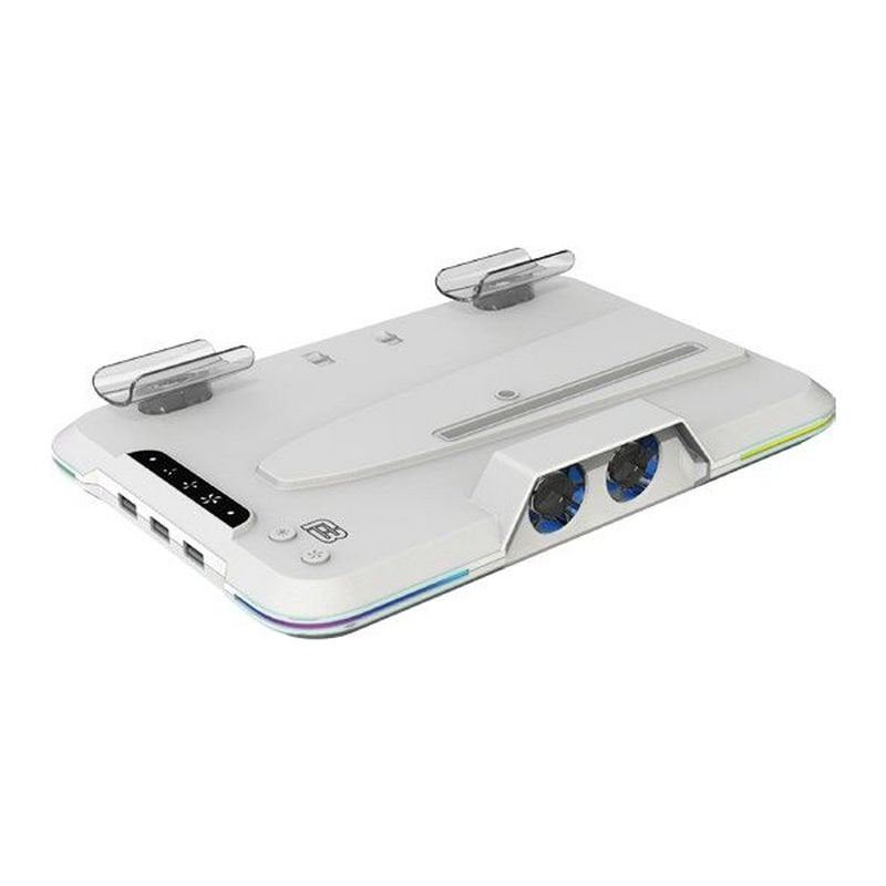 Base multifunzione LED RGB Blackfire con ventilazione e 2 supporti di ...