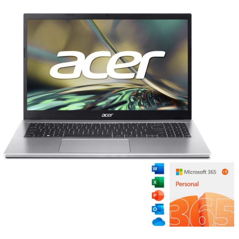 Acer Aspire 3 A315-59 Intel Core i5-1235U/16GB/512GB SSD/15.6" + Microsoft 365 Pessoal 15 Meses ...