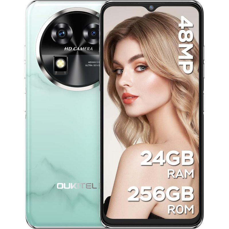 Oukitel C37 6/256GB Vert Gratuit | PcComponentes.fr