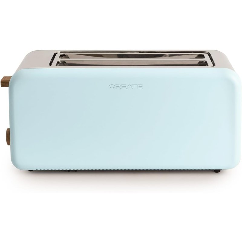 Create Toast Retro Tostadora Diseño Retro 2 Ranuras XL 1500W Azul ...
