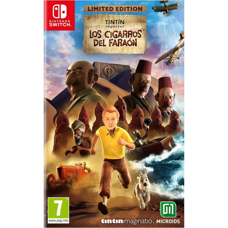 Tintin Reporter Cigars Of The Pharaoh Limited Edition Nintendo Switch ...