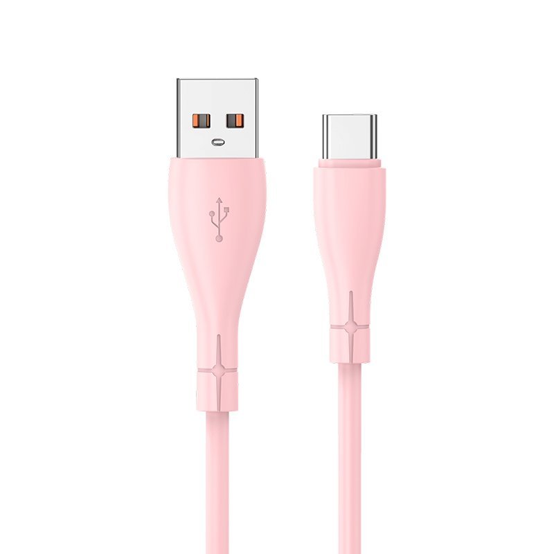 Cool Cable USB Silicona Universal Tipo-C 1m Rosa | PcComponentes.com