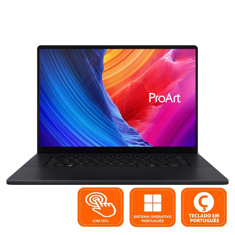 ASUS ProArt P16 H7606WI-A91BO47PP2 AMD Ryzen AI 9 HX 370/64GB/1TB/RTX4070/16" Tátil (PT ...