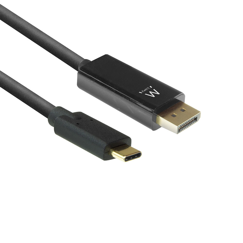 Cabo USB Tipo C para DisplayPort Ewent EW9826, ligação reta macho-macho ...