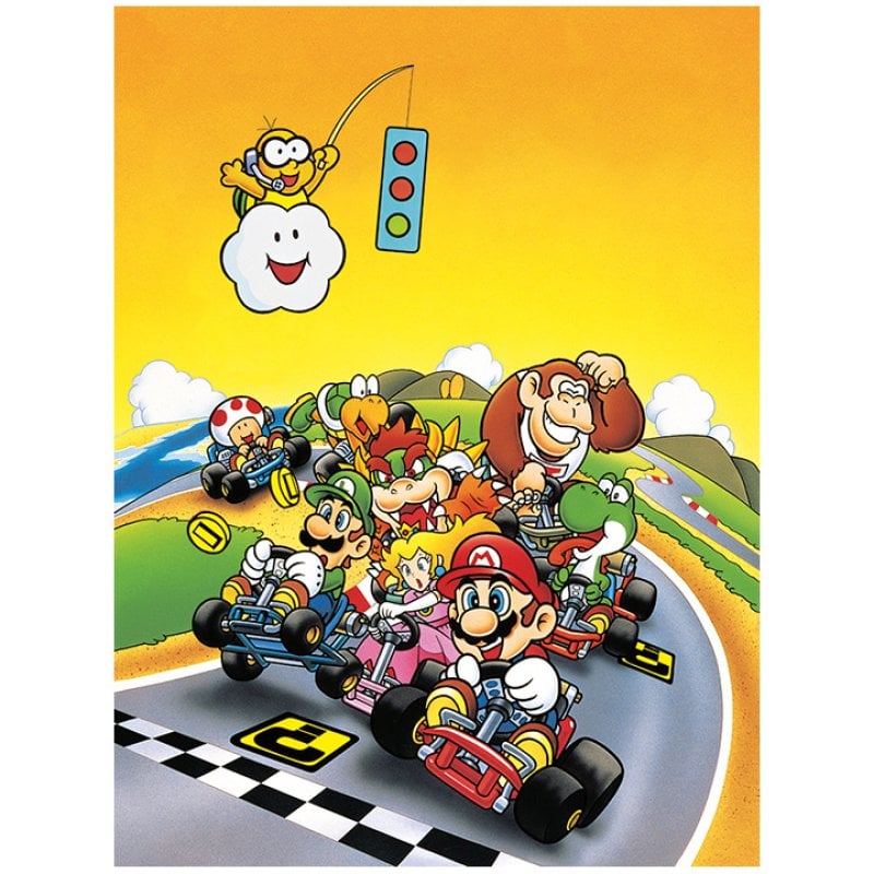 Cuadro canvas Pyramid Super Mario 30x40 cm MDF, tinta resistente ...