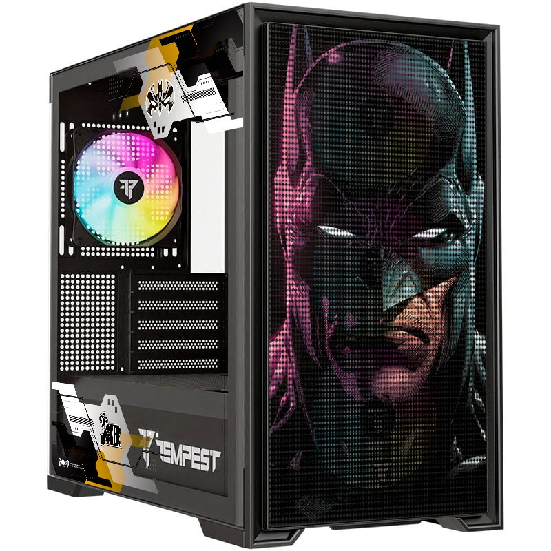 PC Case Tempest Stronghold PC Tower ARGB M-ATX Vetro temperato USB 3.0 ...