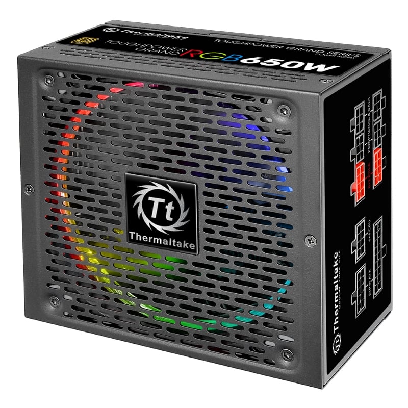 Thermaltake Toughpower Grand RGB 650W 80 Plus Gold Modular ...