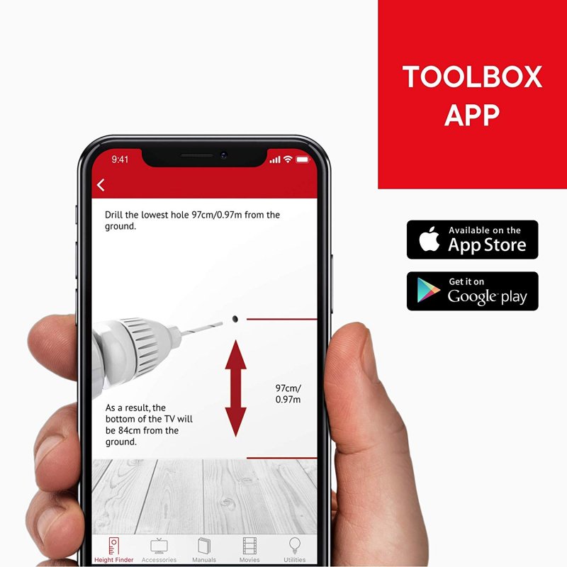 One For All WM 2411 Suporte TV Fixo 32"/55" VESA 400X400 Max 100Kg ...