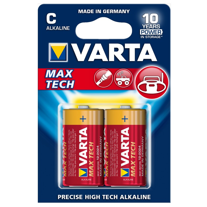 Varta Max Tech Pack 2 Pilas Mono C LR14 | PcComponentes.com Varta Max Tech Pack 2 Pilas Mono C LR14 | PcComponentes.com