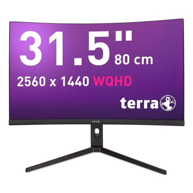 Écran PC TERRA 3285W 31,5" Wide Quad HD 180Hz VA Courbé FreeSync HDR ...