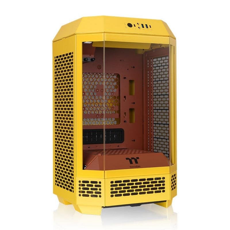 PC Case Case PC Thermaltake The Tower 250 Mini Tower Giallo Mini-ITX ...