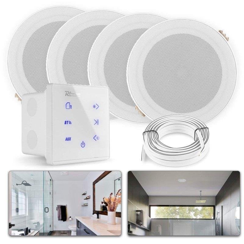 Altavoz baño Power Dynamics A100 80W RMS Bluetooth USB microSD mando ...