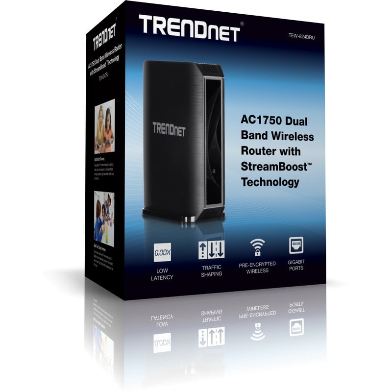 Trendnet TEW-824DRU Router Wifi AC1750 Doble Banda | PcComponentes.com
