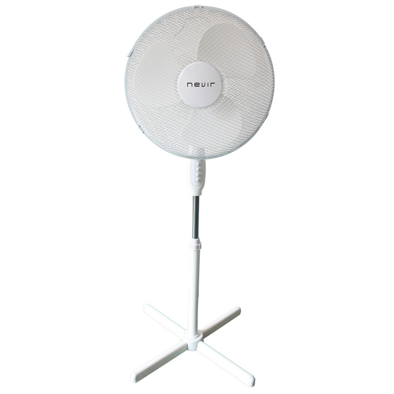 Nevir NVR-VP40-BT Ventilador de Pie 40Cm Blanco