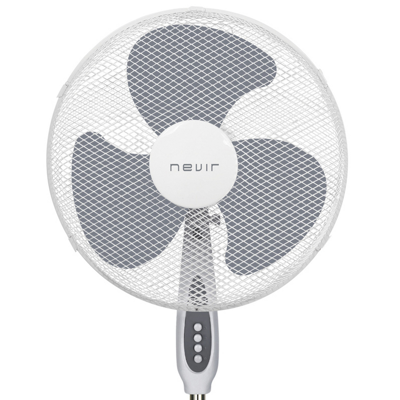 Nevir NVR-VP40 Ventilador de Pie 40Cm Blanco/Gris | PcComponentes.com