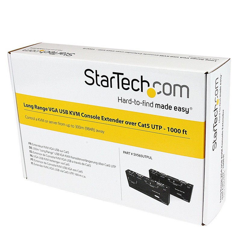 Startech Extensor de Consola KVM Ethernet Cat5/USB/VGA