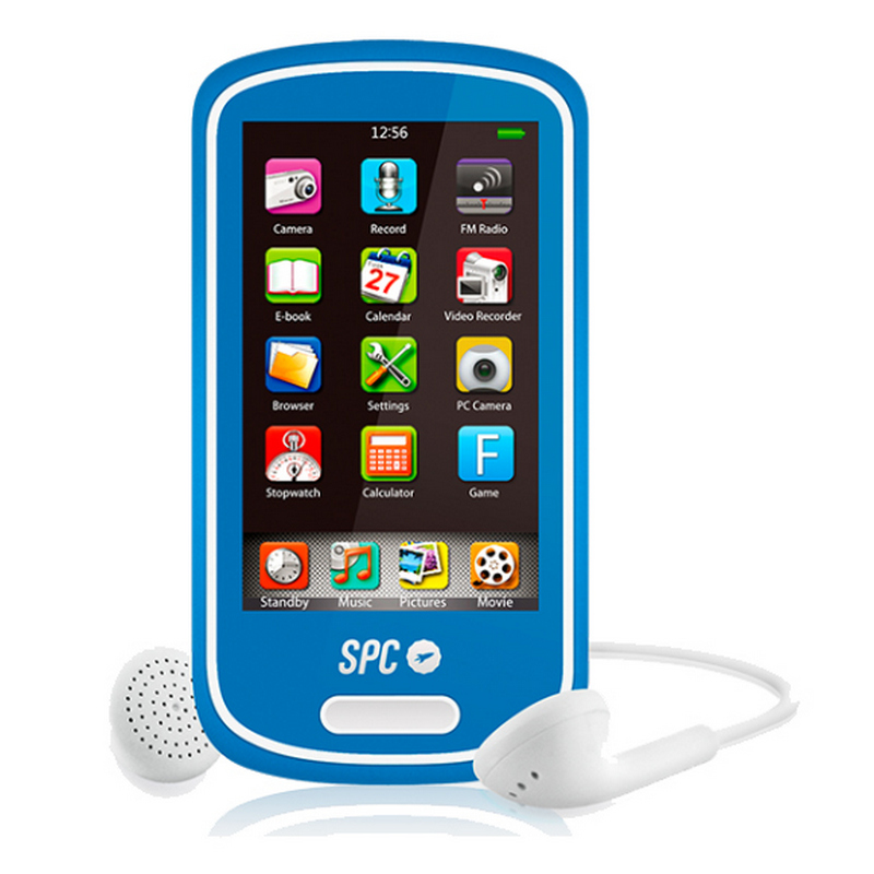 SPC 5074A Reproductor MP5 Azul Táctil | PcComponentes.com