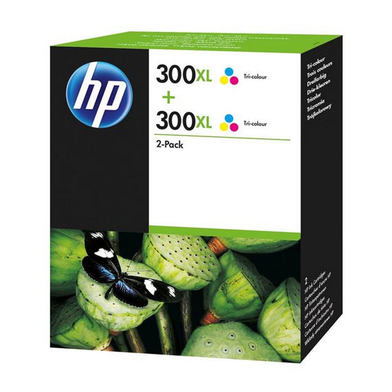 HP 300XL Pack 2 Cartuchos Tinta Alta Capacidad Original Tricolor ...