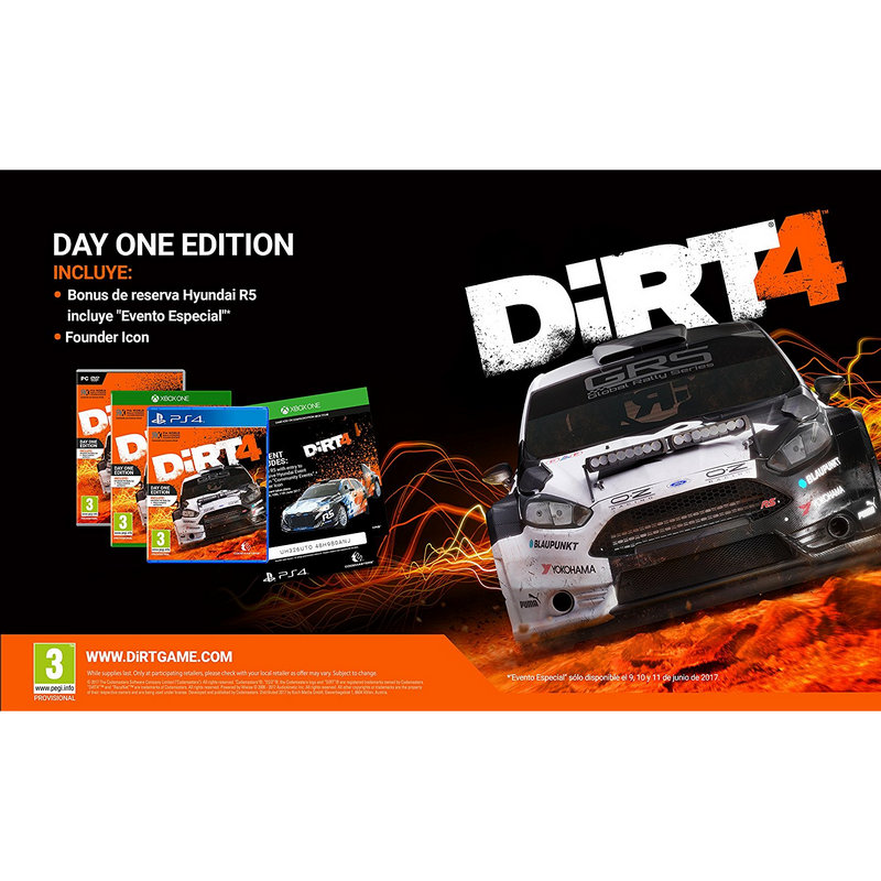 Dirt 4 Day One PS4 | PcComponentes.com