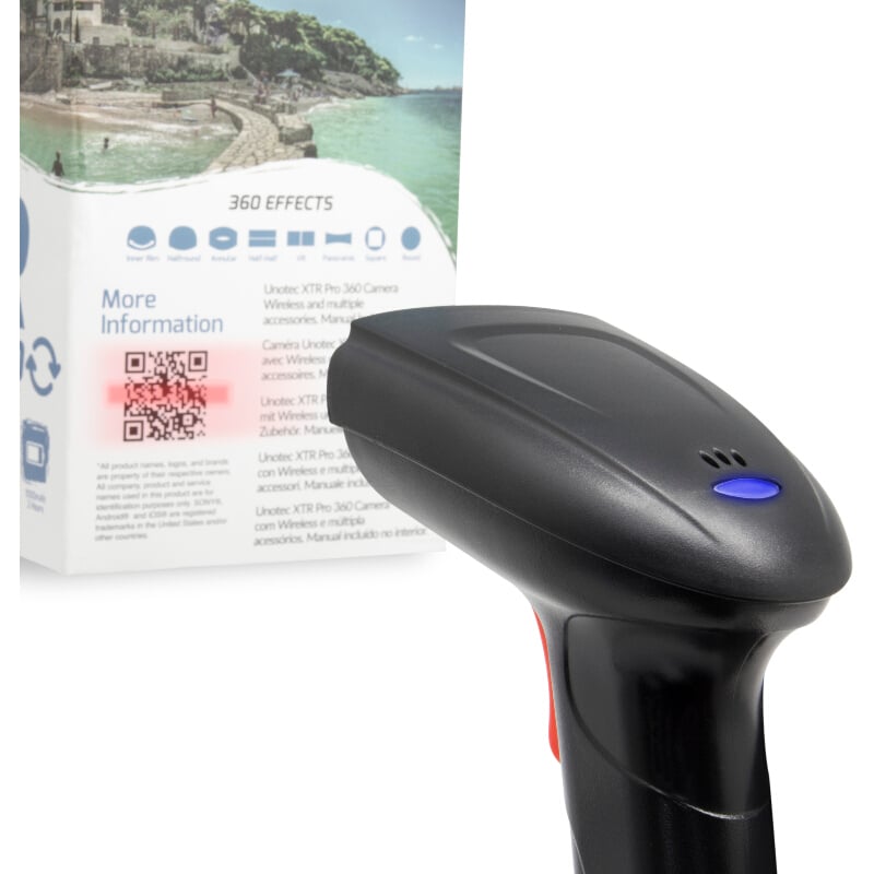 Unotec Lector de Códigos de Barras 2D con Lector de QR | PcComponentes.com