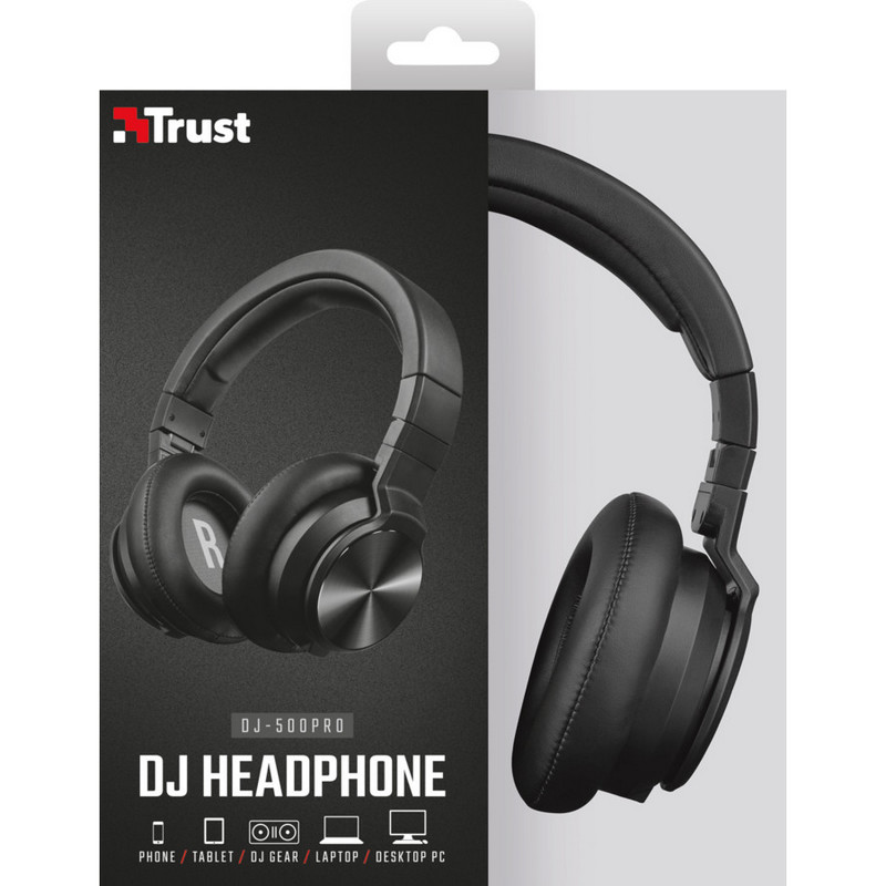 Trust DJ-500PRO Auriculares DJ con Micrófono