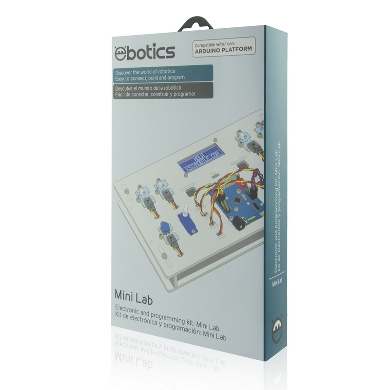 Ebotics Minilab Kit de Electrónica y Programación con Múltiples Componentes