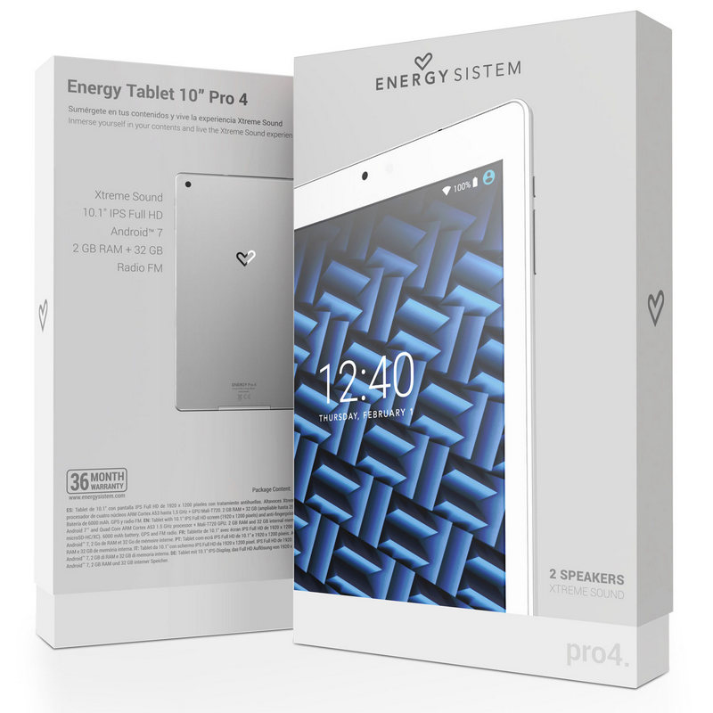 Tablet Energy Sistem Energy Tablet 10" Pro 4 32GB | PcComponentes.com