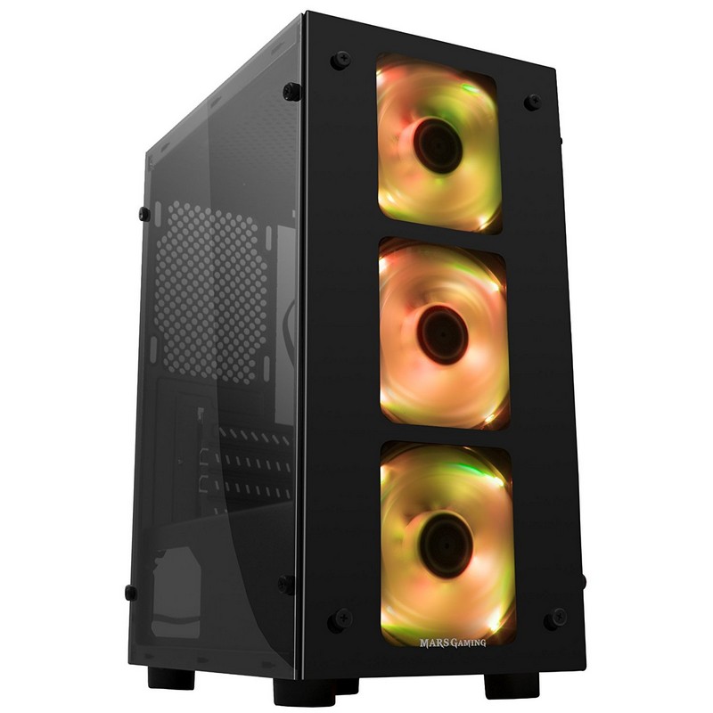 Tacens Mars Gaming MCT USB 3.0 RGB con Ventana | PcComponentes.com