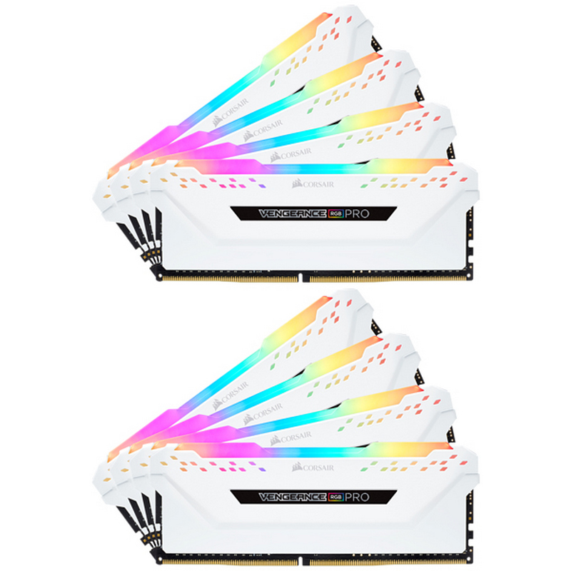 Corsair Vengeance RGB Pro DDR4 3000 PC4-24000 64GB 8x8GB CL15 Blanco ...