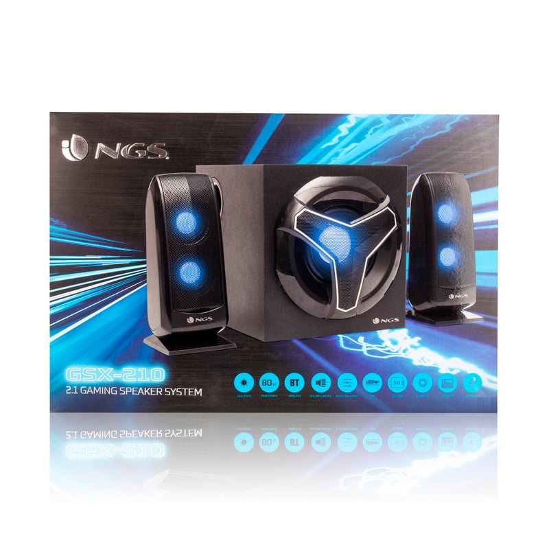 NGS GSX-210 Altavoz 2.1 Bluetooth 80W | PcComponentes.pt