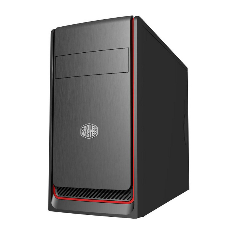 Cooler Master MasterBox E300L USB 3.0 con Ventana Negro/Rojo