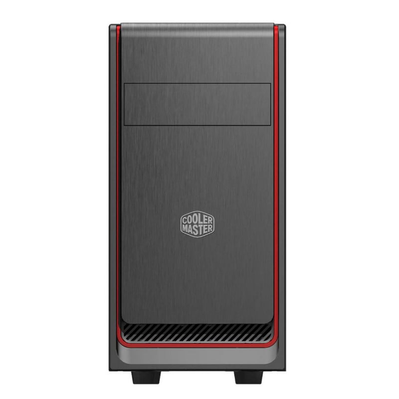 Cooler Master MasterBox E300L USB 3.0 con Ventana Negro/Rojo