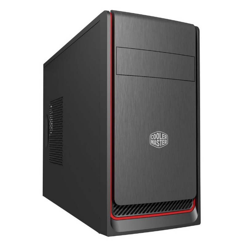 Cooler Master MasterBox E300L USB 3.0 con Ventana Negro/Rojo