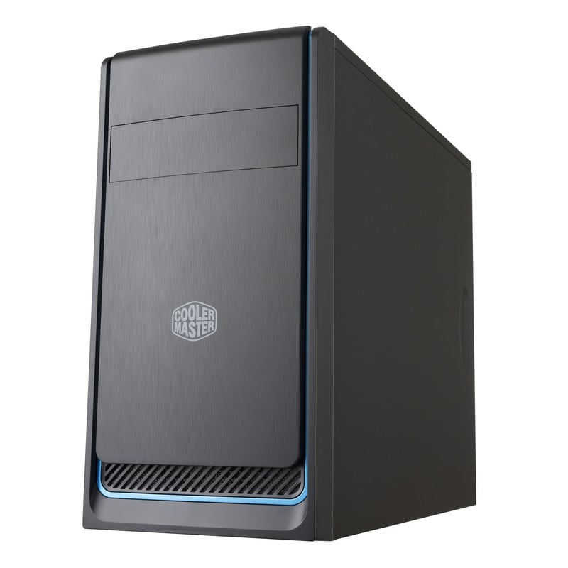 Cooler Master MasterBox E300L USB 3.0 con Ventana Negro/Azul