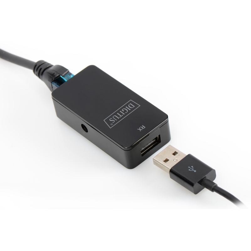 Digitus Cable Adaptador USB 2.0 a RJ-45 20cm