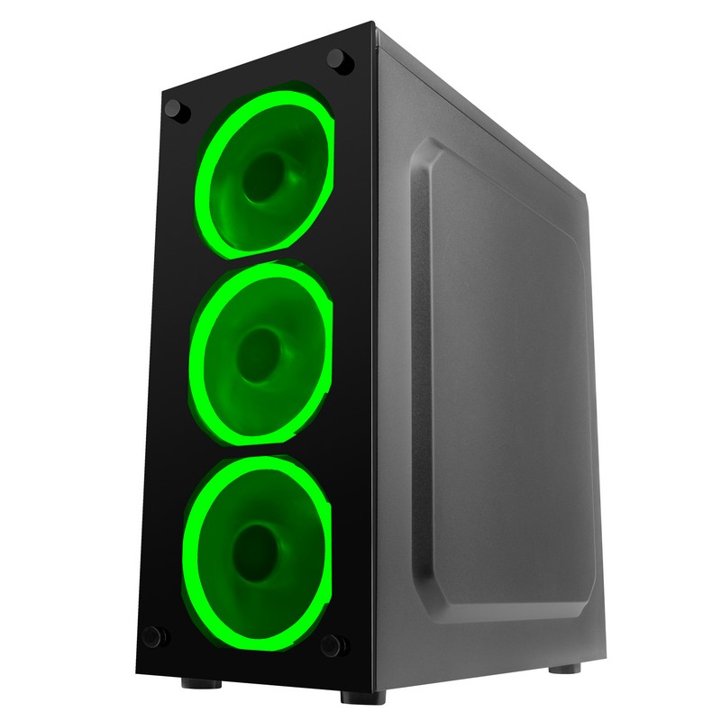 Mars Gaming MCG Green Cristal Templado USB 3.0 | PcComponentes.com