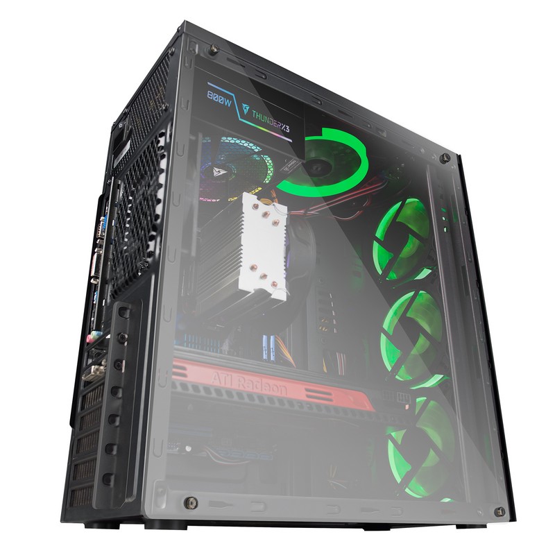 Mars Gaming MCG Green Cristal Templado USB 3.0 | PcComponentes.com