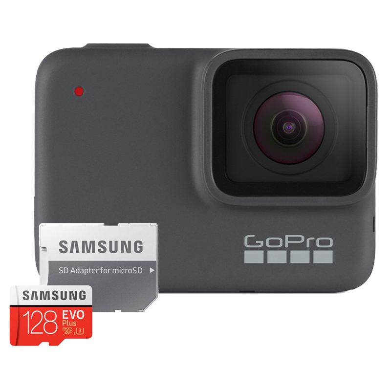 GoPro Hero 7 Silver + Samsung MicroSDXC EVO Plus 128GB Clase 10 ...