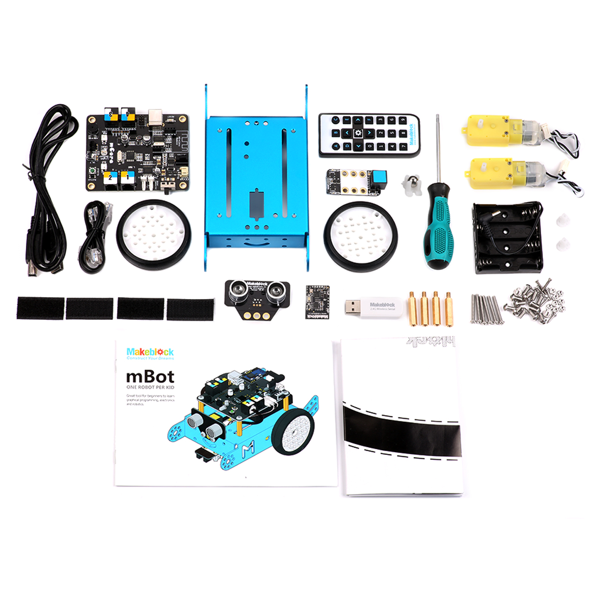 Makeblock Pack mBot Full Connection mBot V1.1 Bluetooth Azul + Módulo 2.4G