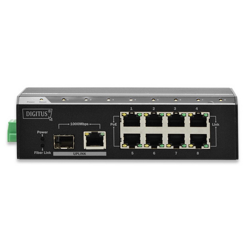 Digitus Switch Industrial PoE Fast Ethernet 8 Puertos No Configurable ...