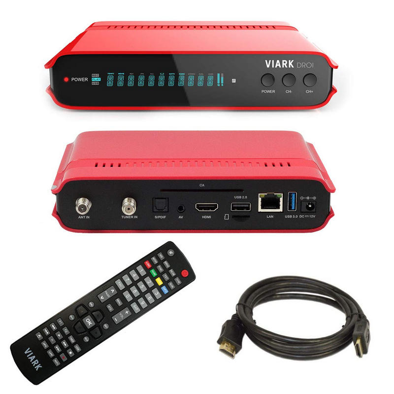 Viark Droi Receptor Satélite DVB-S2 Android 7.0 4K | PcComponentes.com