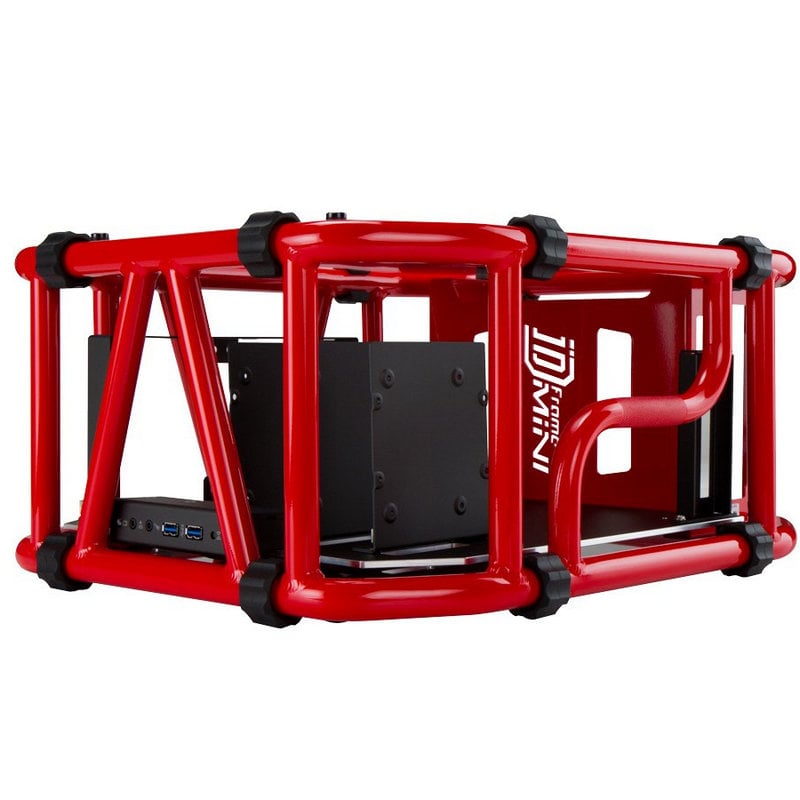 InWin D-Frame Mini Cristal Templado USB 3.0 Roja | PcComponentes.com