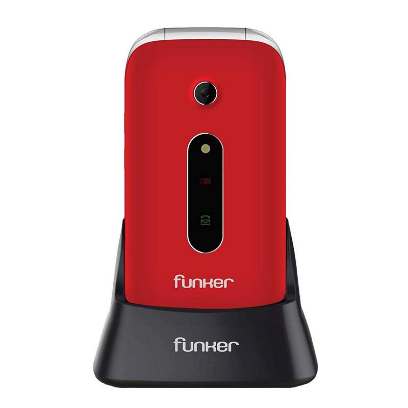Funker C75 Teléfono para Mayores Rojo | PcComponentes.com