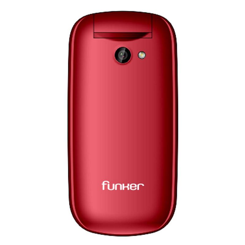 Funker F4 Classic Flip Telemóvel Vermelho | PcComponentes.pt