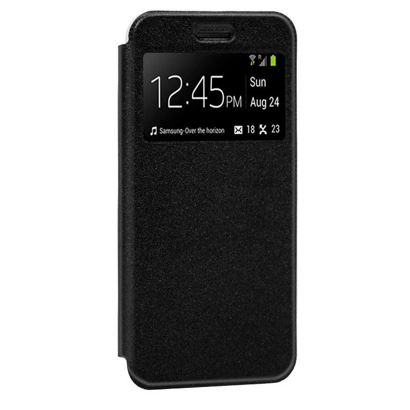 Cool Funda Flip Cover Negra para Xiaomi Redmi 7