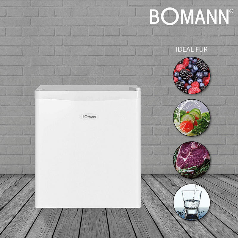 Bomann KB 389 Mini Nevera con Congelador 42L E Blanco | PcComponentes.com