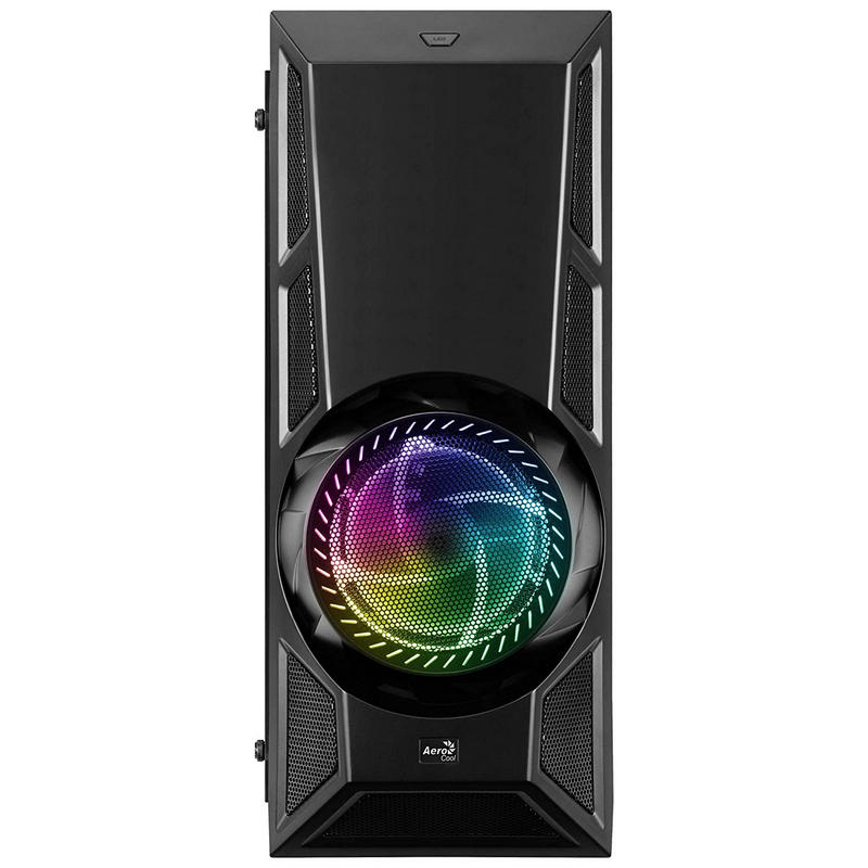 Aerocool AeroEngine RGB Cristal Templado USB 3.0 Negra | PcComponentes.com