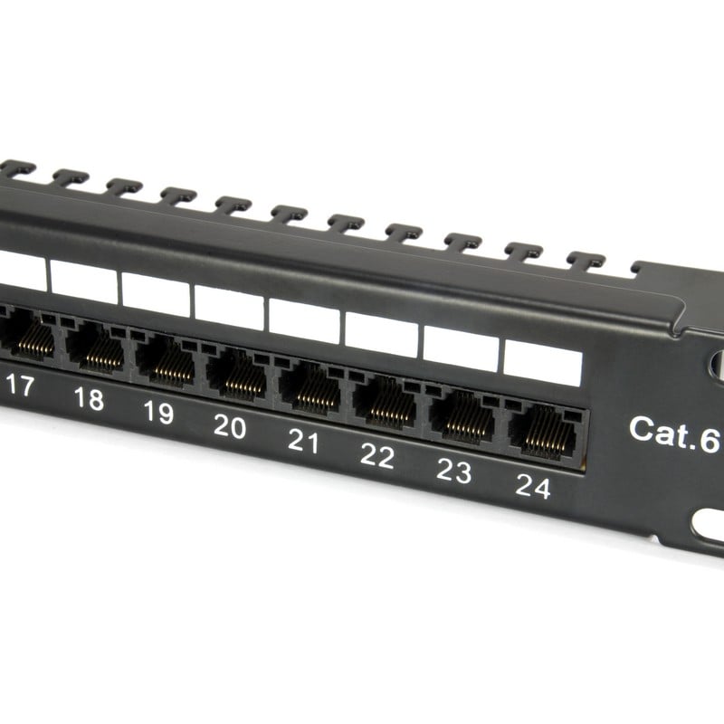 Equip Panel de Parcheo 24 Puertos Cat 6 sin Blindaje | PcComponentes.com